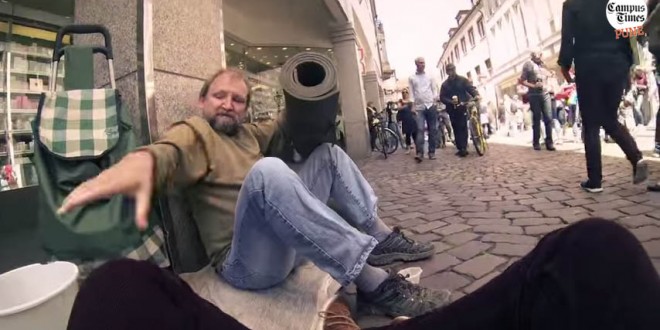 3 German Students Surprise a Homeless Guy & Spread Love