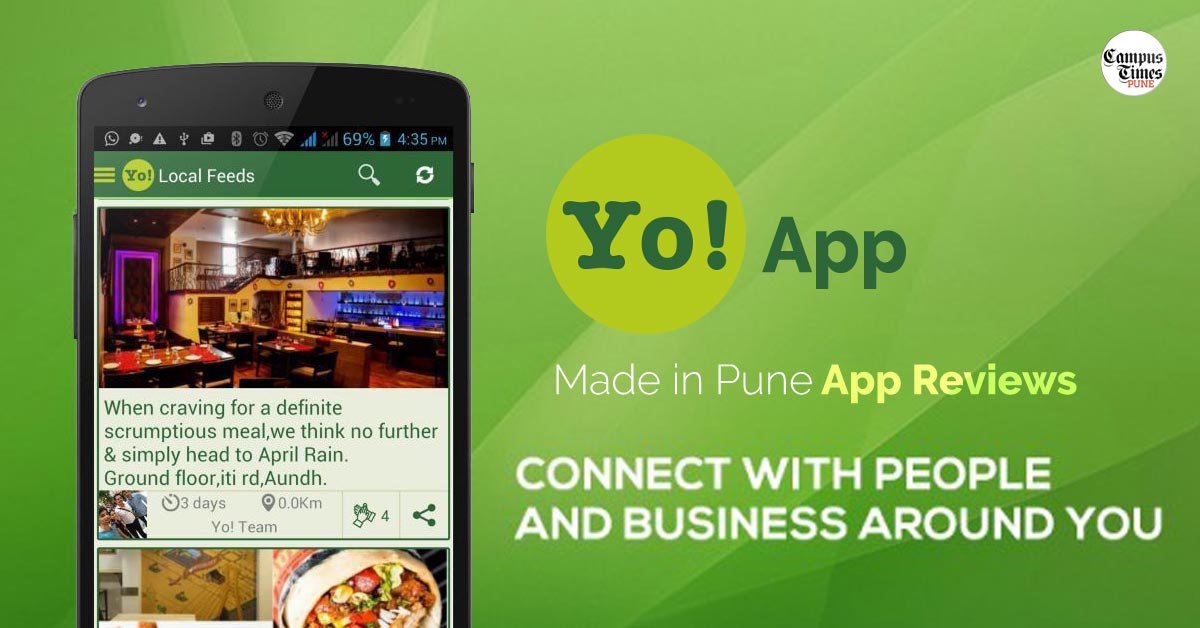 Yo! App - A Socio-Local Connector Made in Pune | Android App Reviews