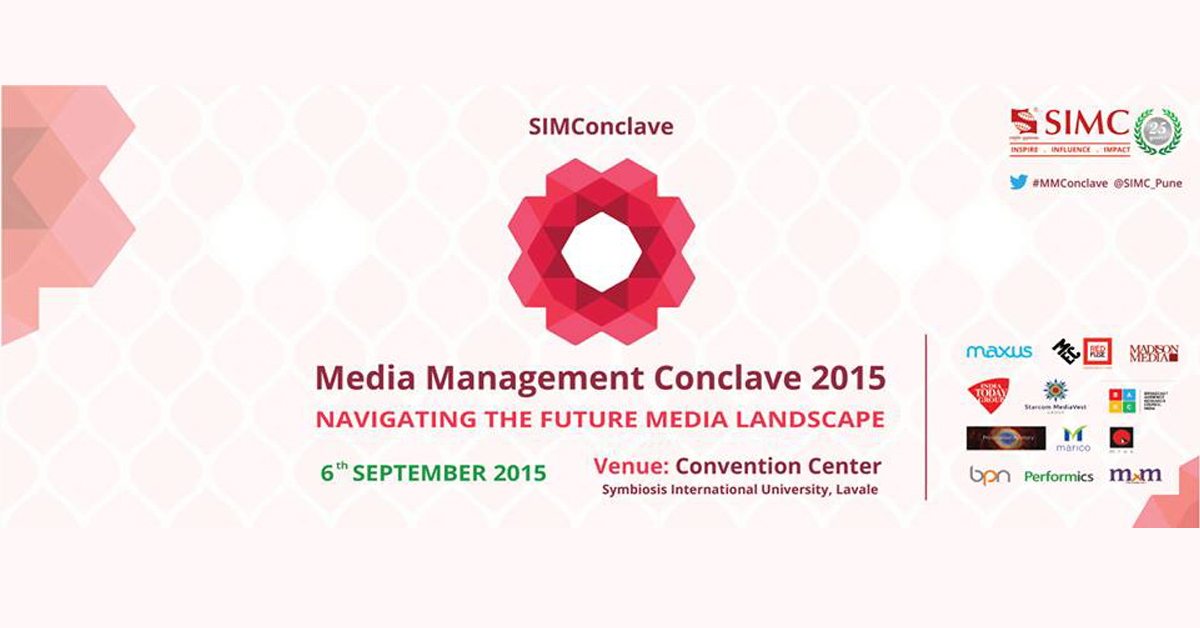 SIMC Pune To Host Annual Media Management Conclave 2015