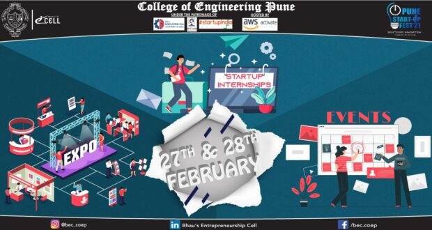 Pune Start-up Fest'21 : Annual Entrepreneurship Fest Of Bhau's E-Cell ...