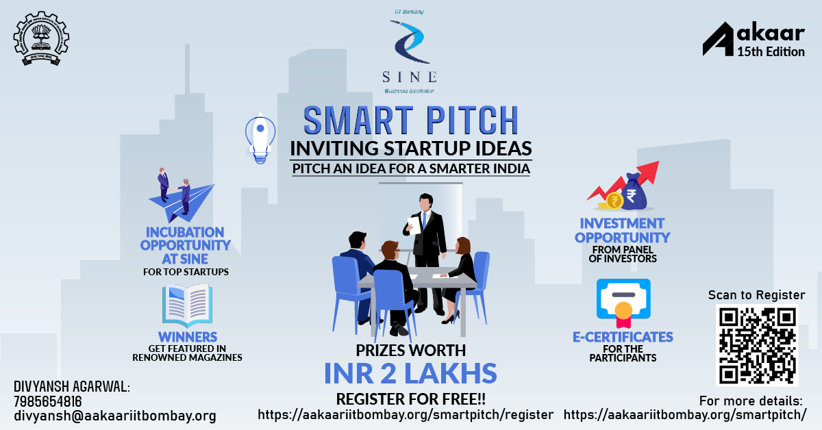 Smart Pitch: IIT Bombay Announces It's First Competition!